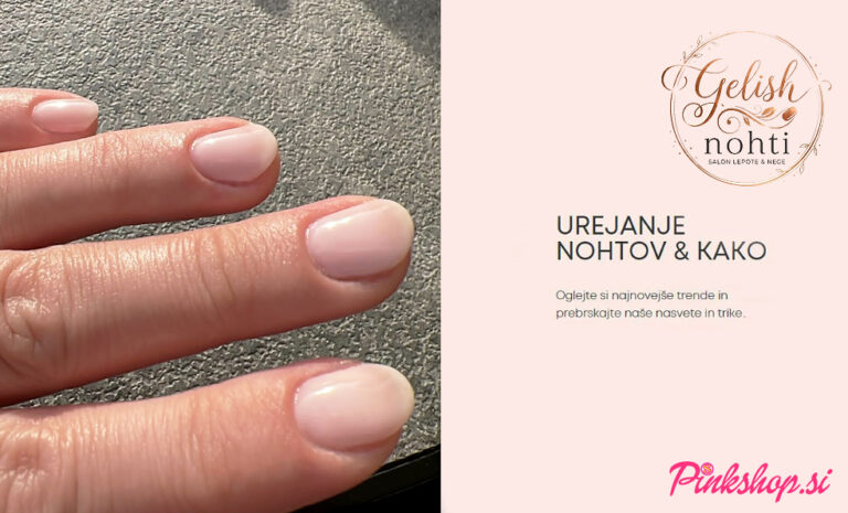 Gelish nohti 2026: trendi, barve in najboljši laki - Pinkshop.si